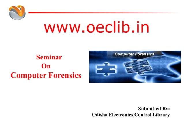 Computer Forensics ppt | PPTX