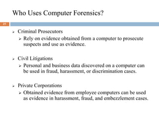Computer Forensics ppt | PPTX