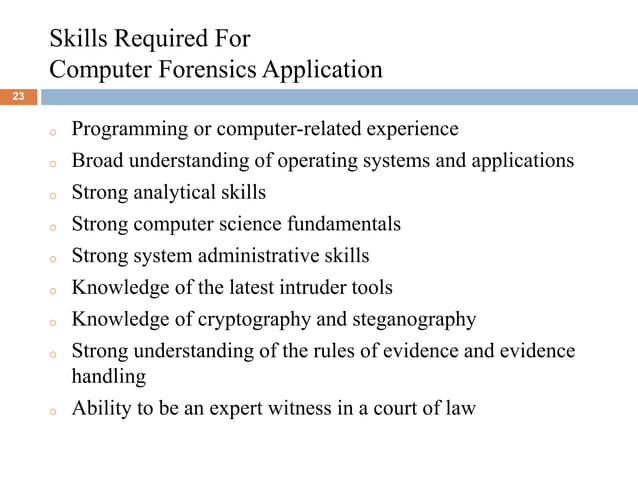 Computer Forensics ppt | PPTX