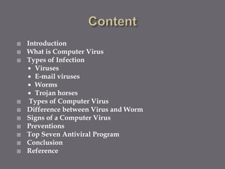 Computer Virus | PPT
