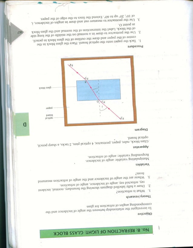 Csec Physics lab manual | PDF