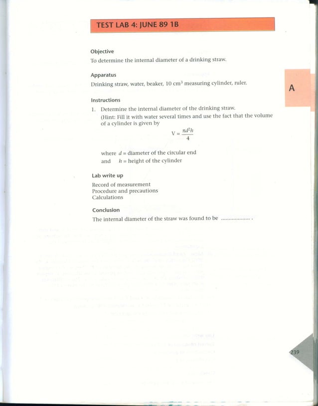 Csec Physics lab manual | PDF