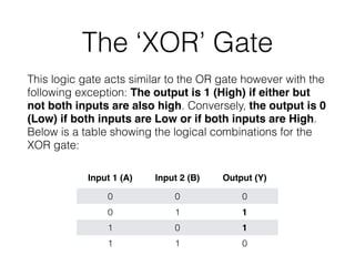 CSEC Physics Review - Introduction To Logic Gates | PDF