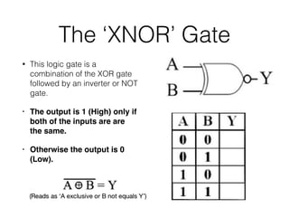 CSEC Physics Review - Introduction To Logic Gates | PDF