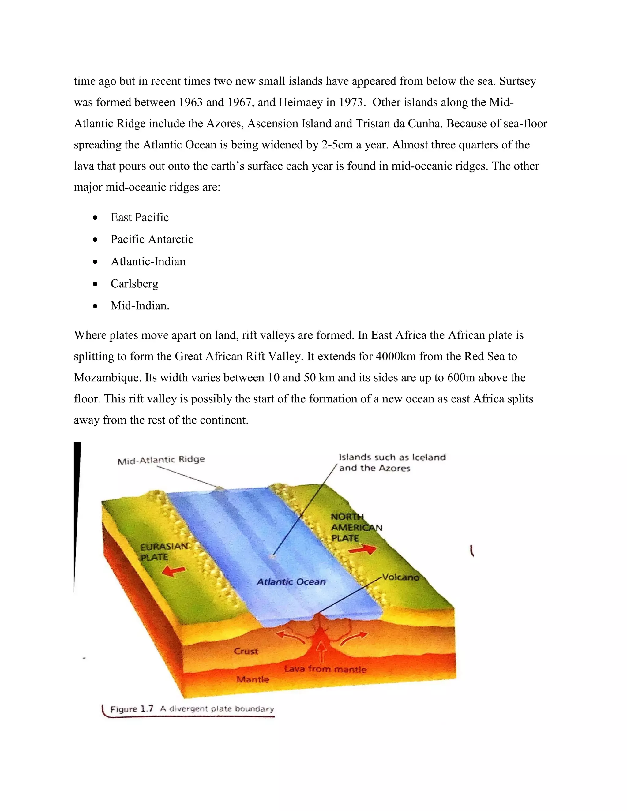 CSEC Geography- Internal Forces - Plate Tectonics and Earthquakes | PDF