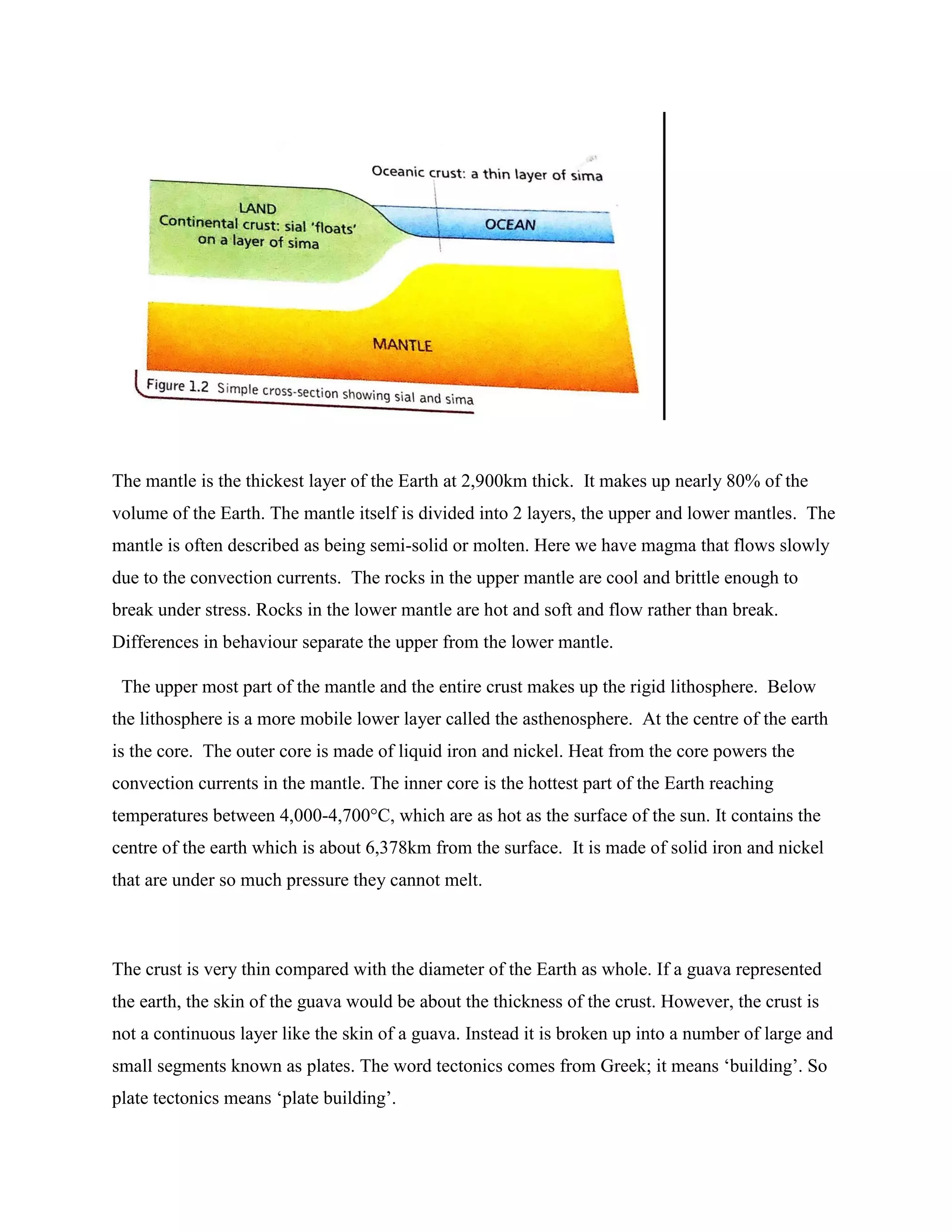 CSEC Geography- Internal Forces - Plate Tectonics and Earthquakes | PDF