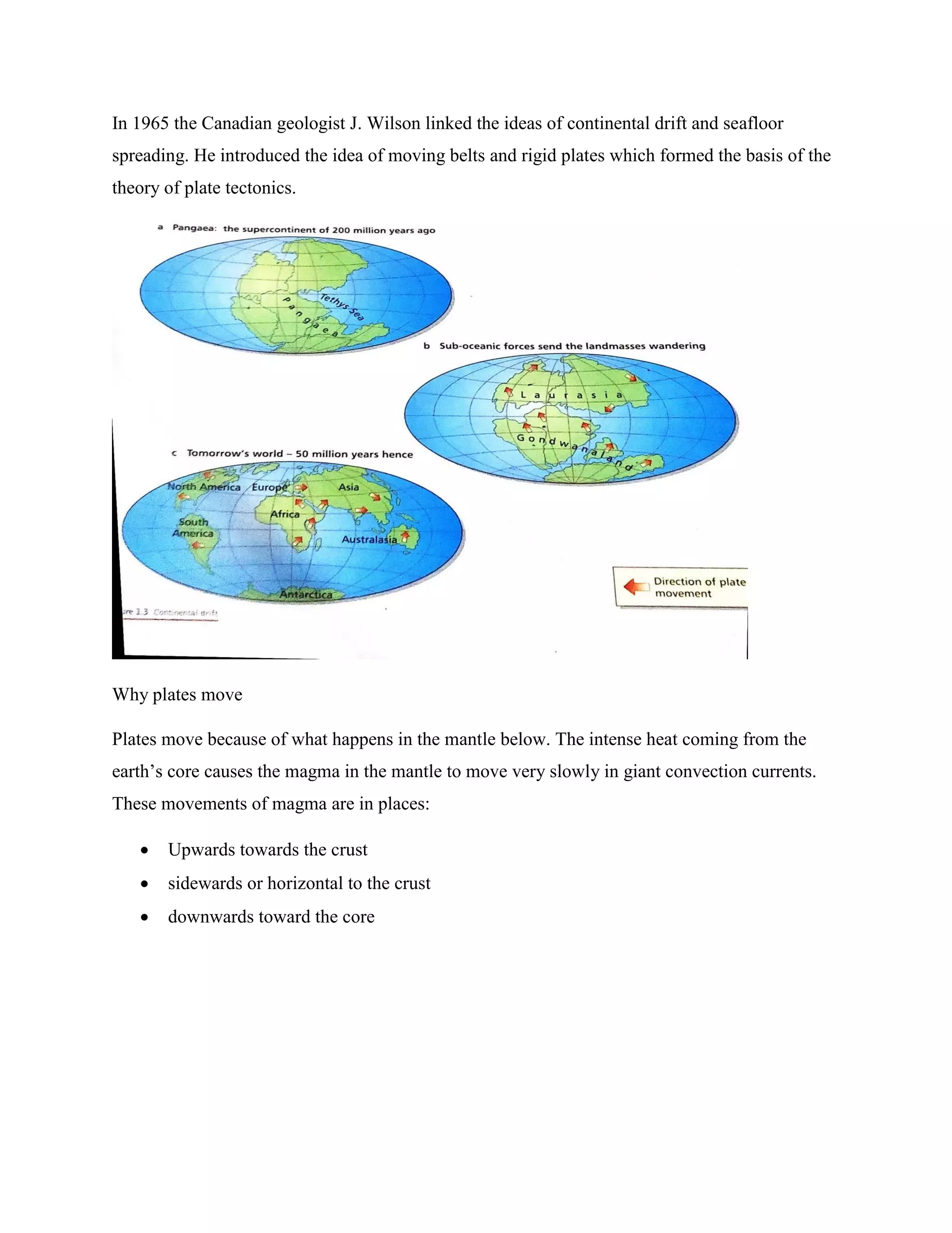 CSEC Geography- Internal Forces - Plate Tectonics and Earthquakes | PDF