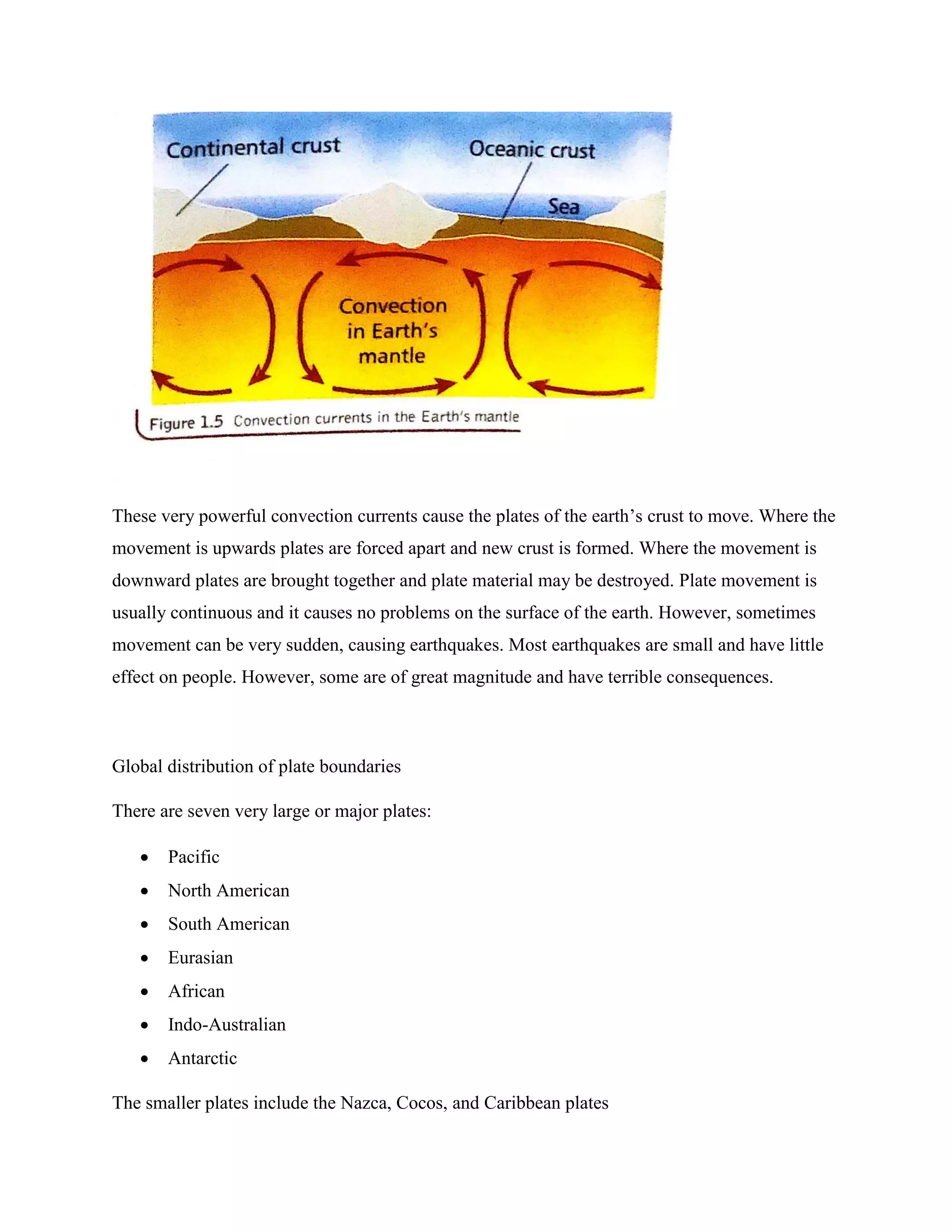 CSEC Geography- Internal Forces - Plate Tectonics and Earthquakes | PDF