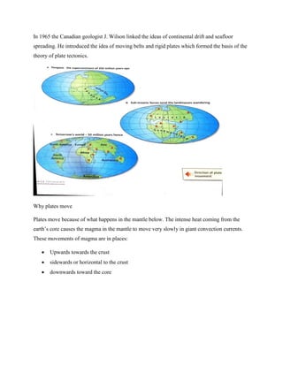 CSEC Geography- Internal Forces - Plate Tectonics and Earthquakes | PDF