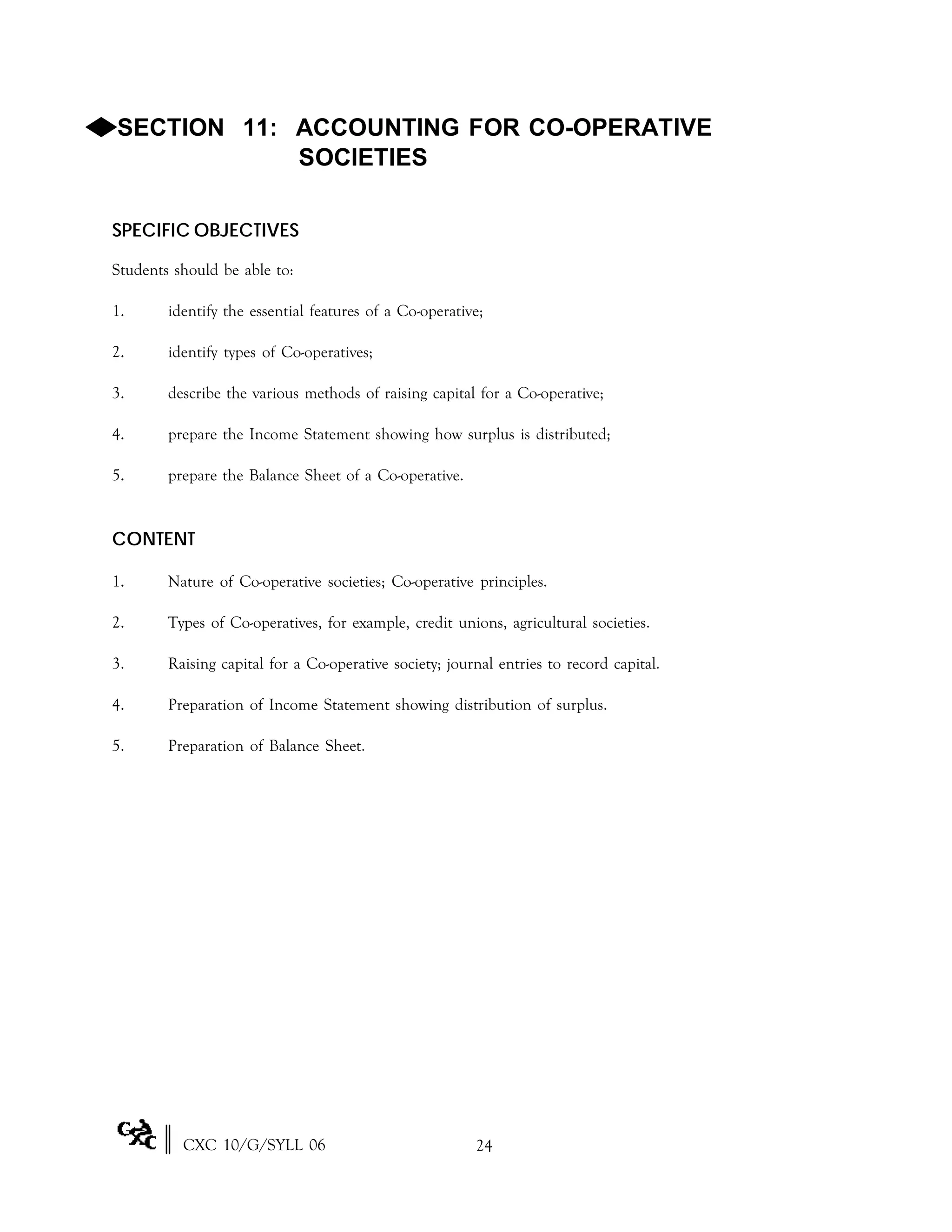 Csec principles of accounts syllabus | PDF