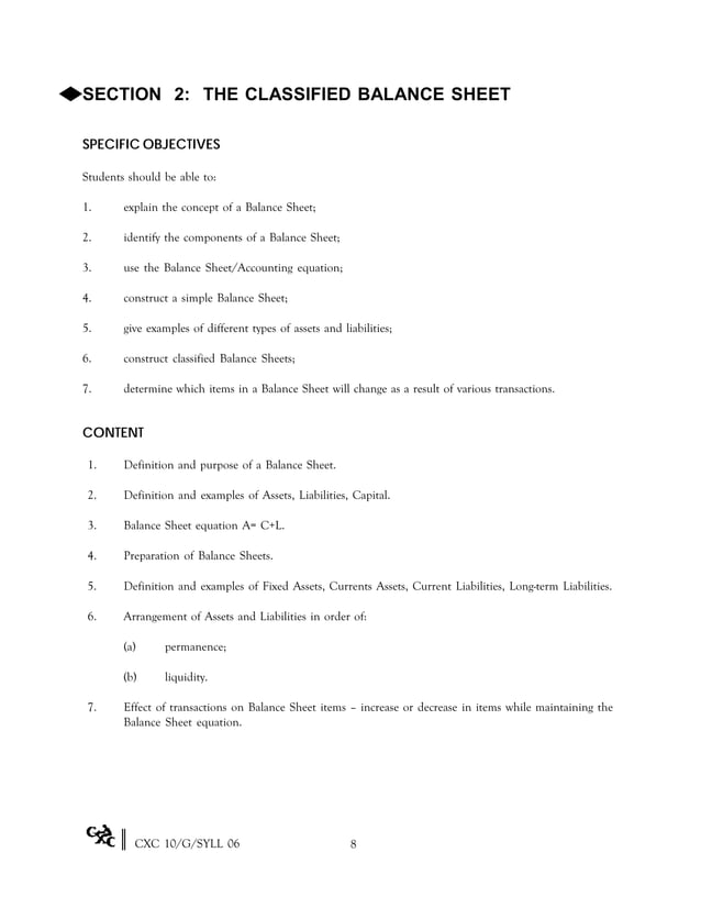 Csec principles of accounts syllabus | PDF | Business Accounting ...