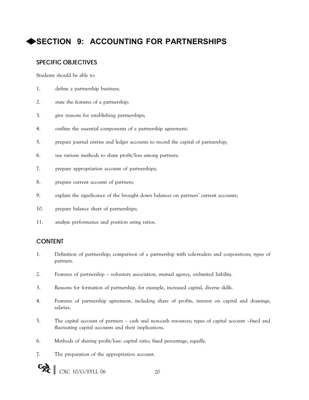 Csec principles of accounts syllabus | PDF | Business Accounting ...