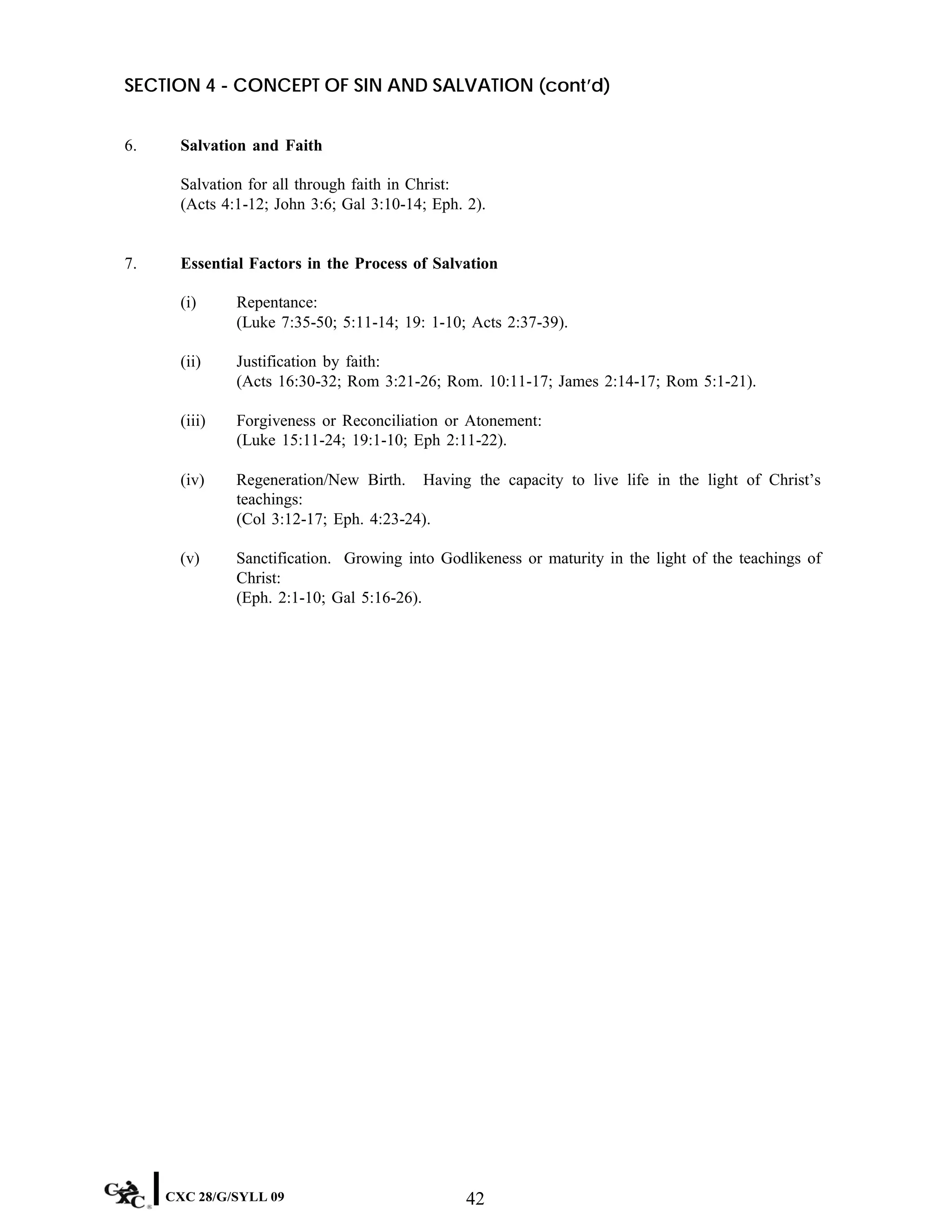 Csec religious education syllabus | PDF