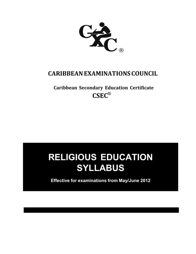Csec religious education syllabus | PDF | Educational Assessment ...
