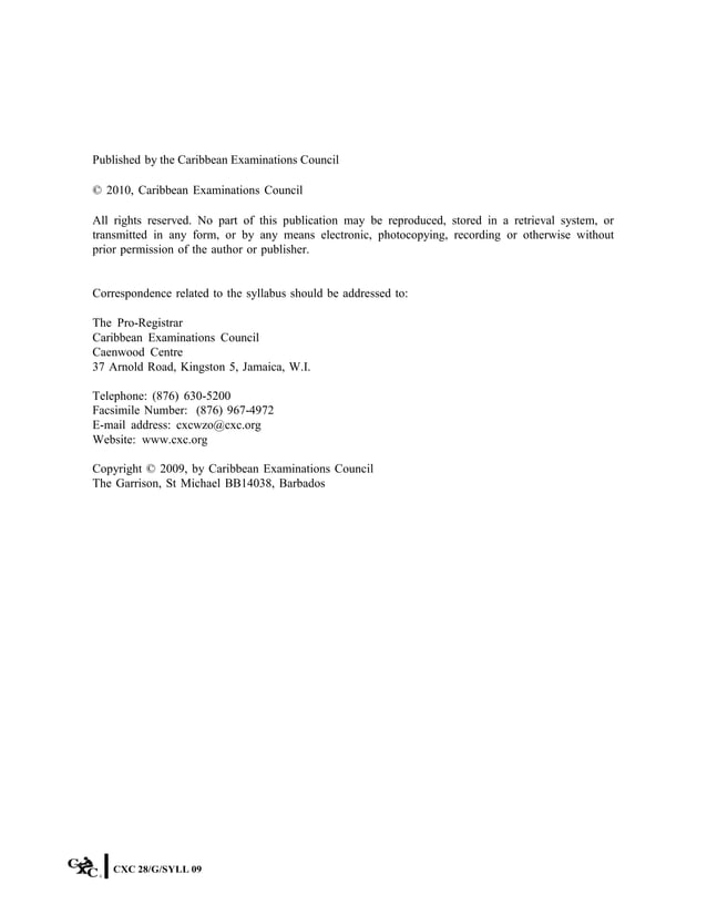 Csec religious education syllabus | PDF | Educational Assessment ...