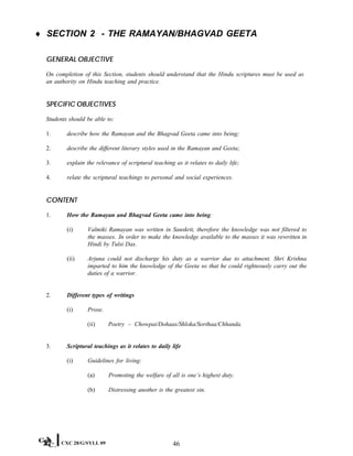 Csec religious education syllabus | PDF