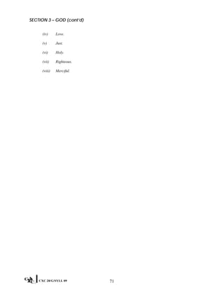 Csec religious education syllabus | PDF
