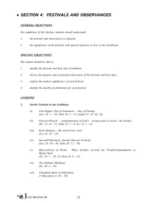 Csec religious education syllabus | PDF