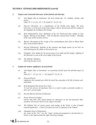 Csec religious education syllabus | PDF
