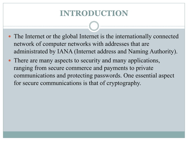 cryptography ppt free download | PPTX | Information and Network Security | Computing