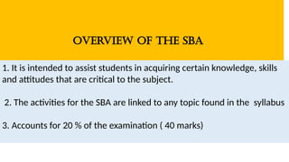 CSEC SBAs Social Studies Guide for 2025s | PPTX