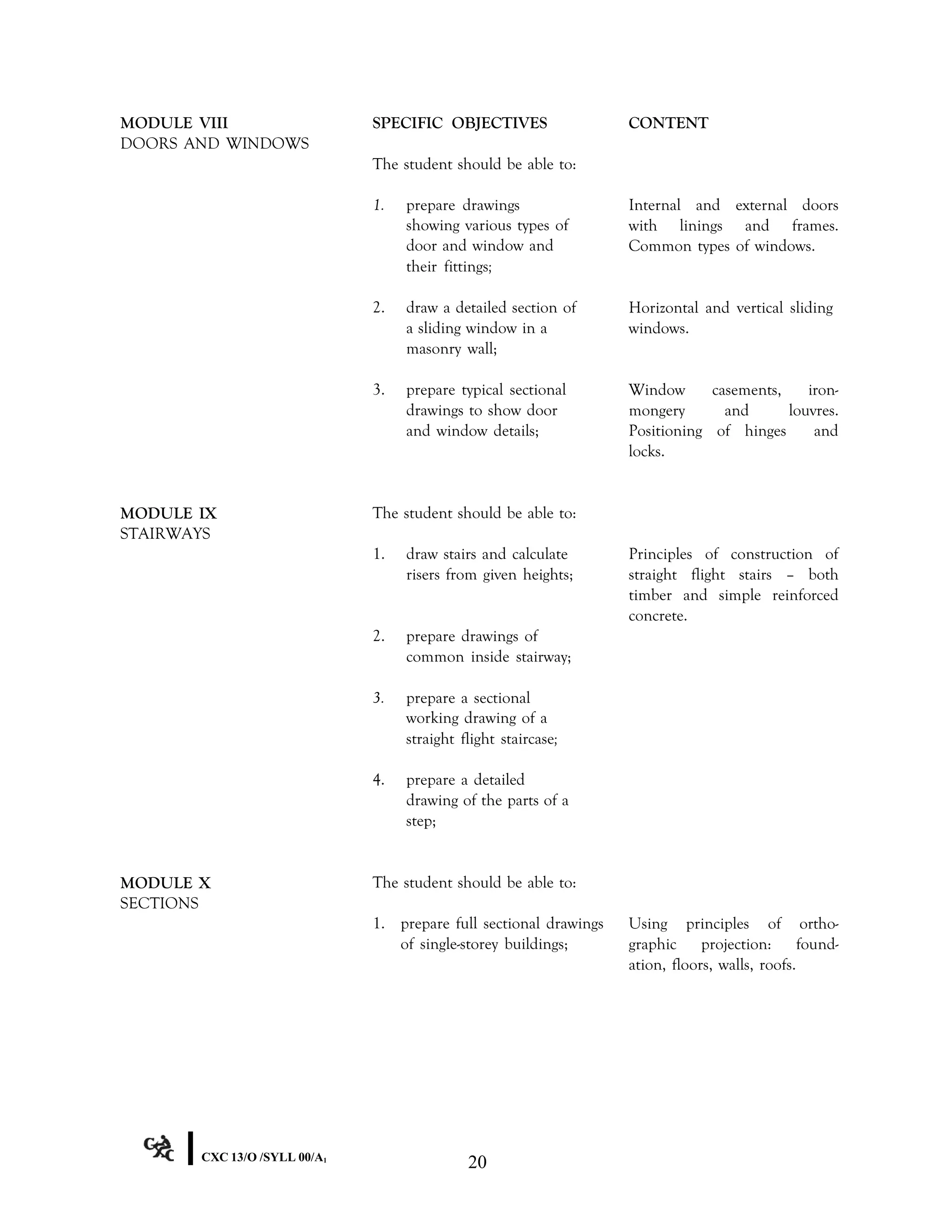 Csec technical drawing | PDF