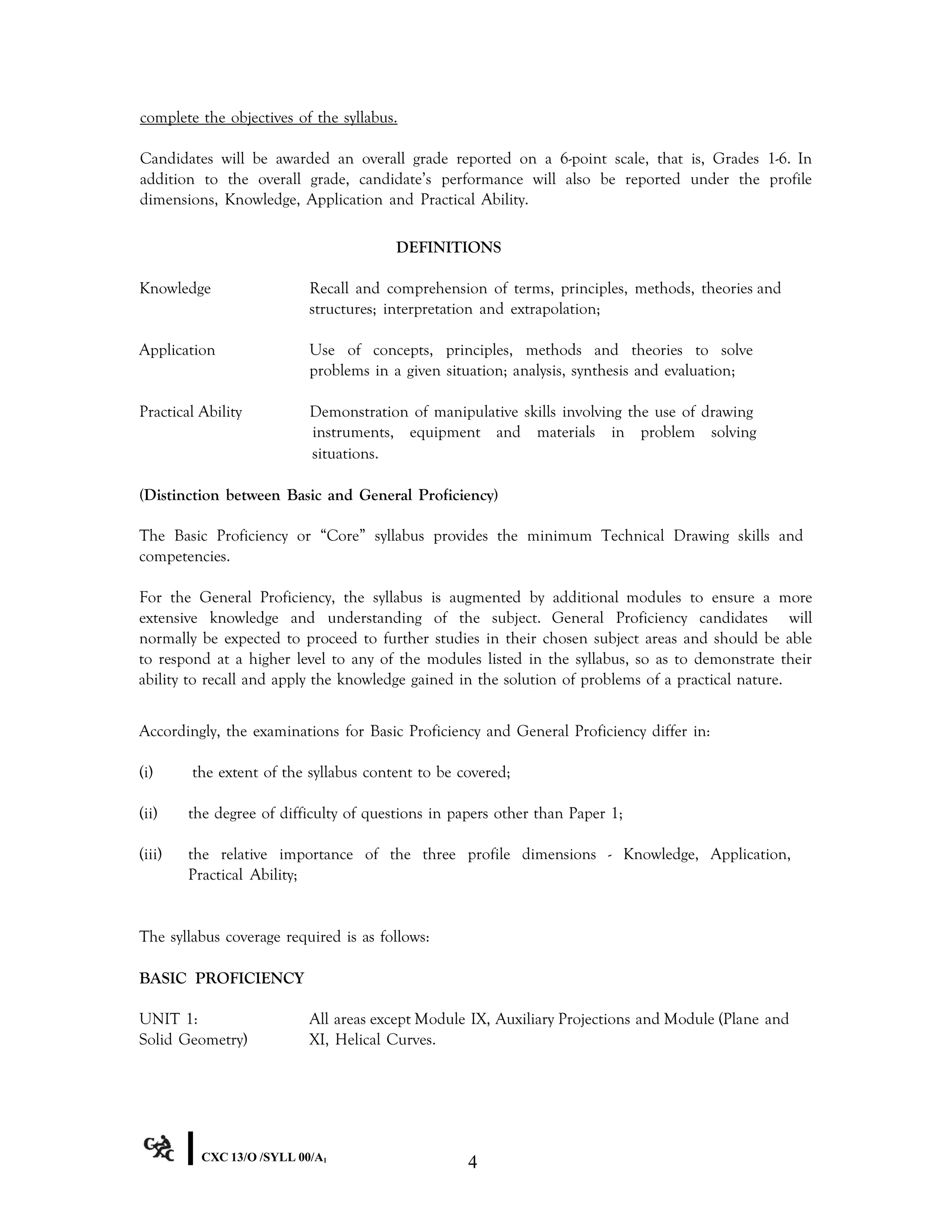 Csec technical drawing | PDF