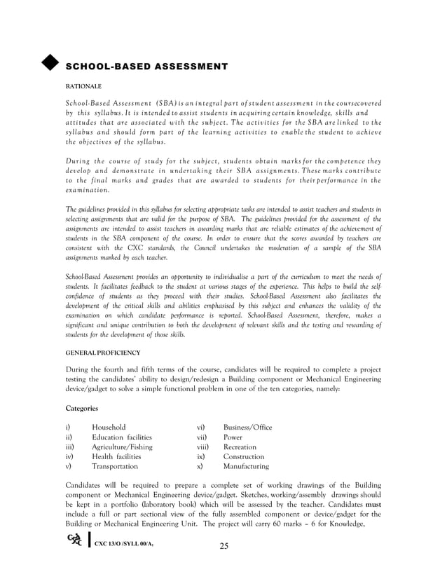 Csec technical drawing | PDF