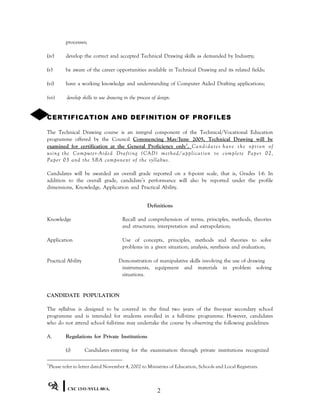 Csec technical drawing | PDF