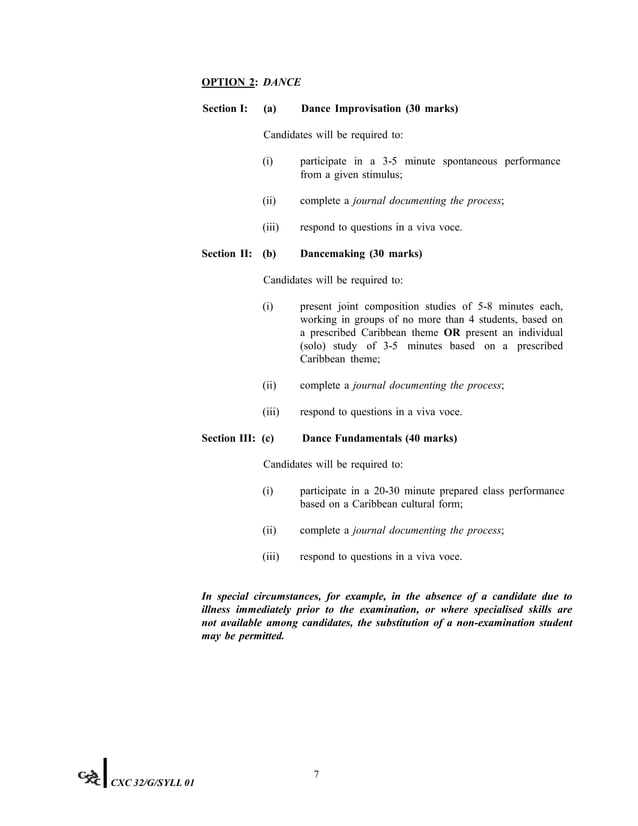 Csec theatre arts syllabus | PDF | Theater | Fine Art