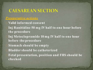 C section by syed hassnain shah | PPTX | Pregnancy | Reproductive Health