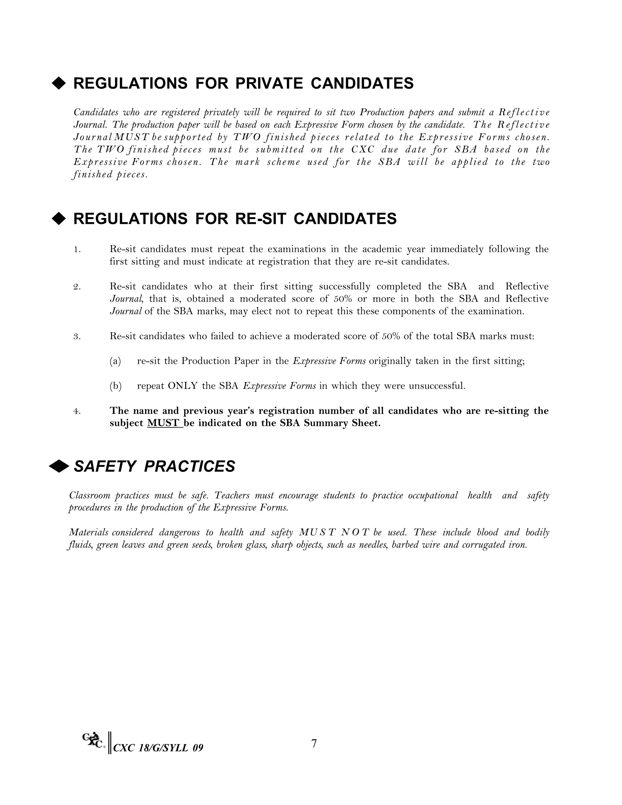 Csec visual arts syllabus | PDF