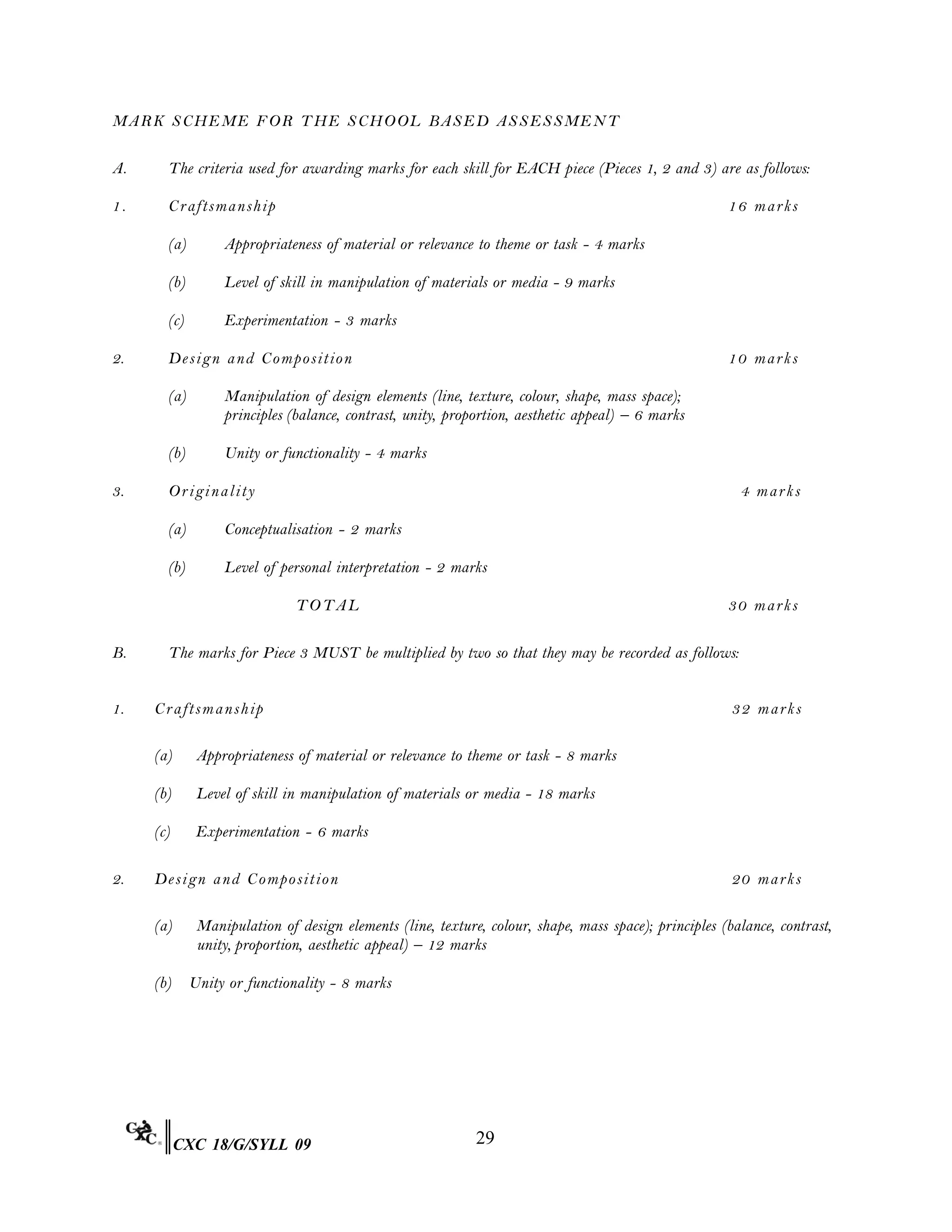 Csec visual arts syllabus | PDF