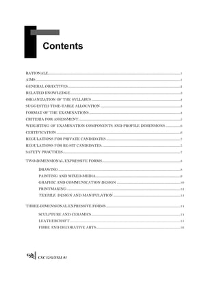 Csec visual arts syllabus | PDF