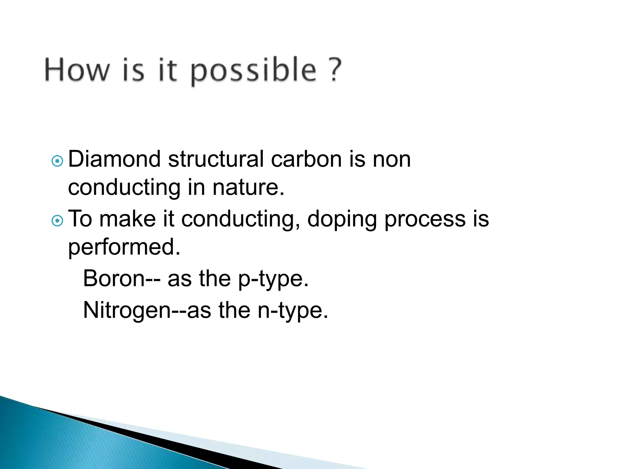 Diamond Chip ppt | PPTX | Chemistry | Science