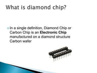 Diamond Chip ppt | PPTX