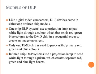 CSE Digital Light Processing PPT.pptx for seminar | PPTX