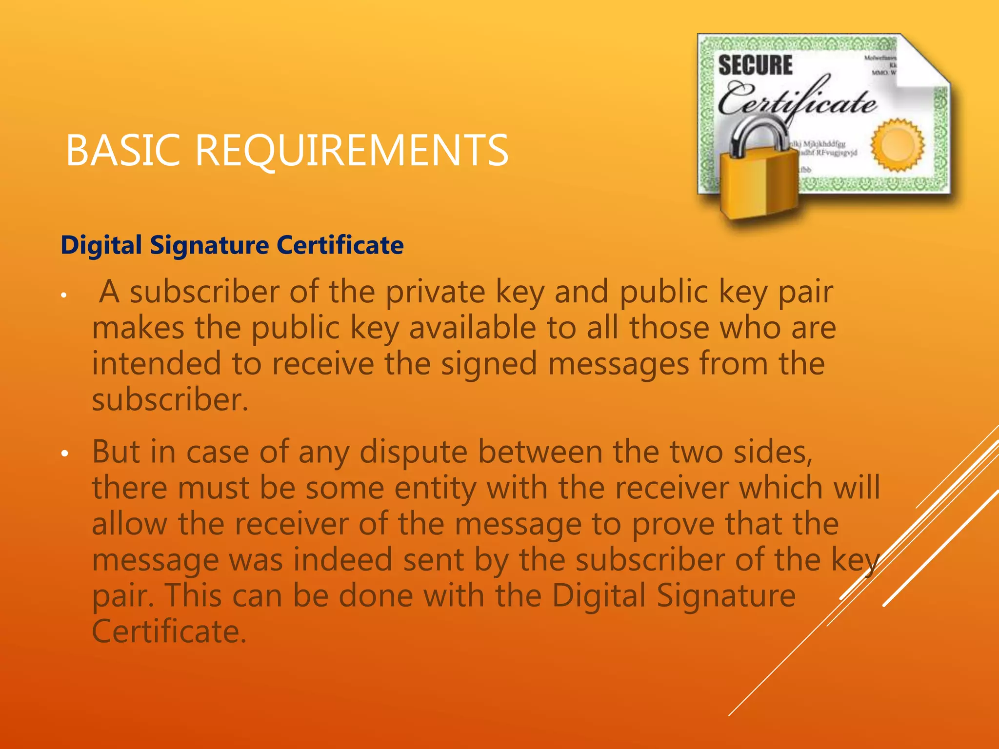 Seminar presentation on digital signature ppt | PPTX