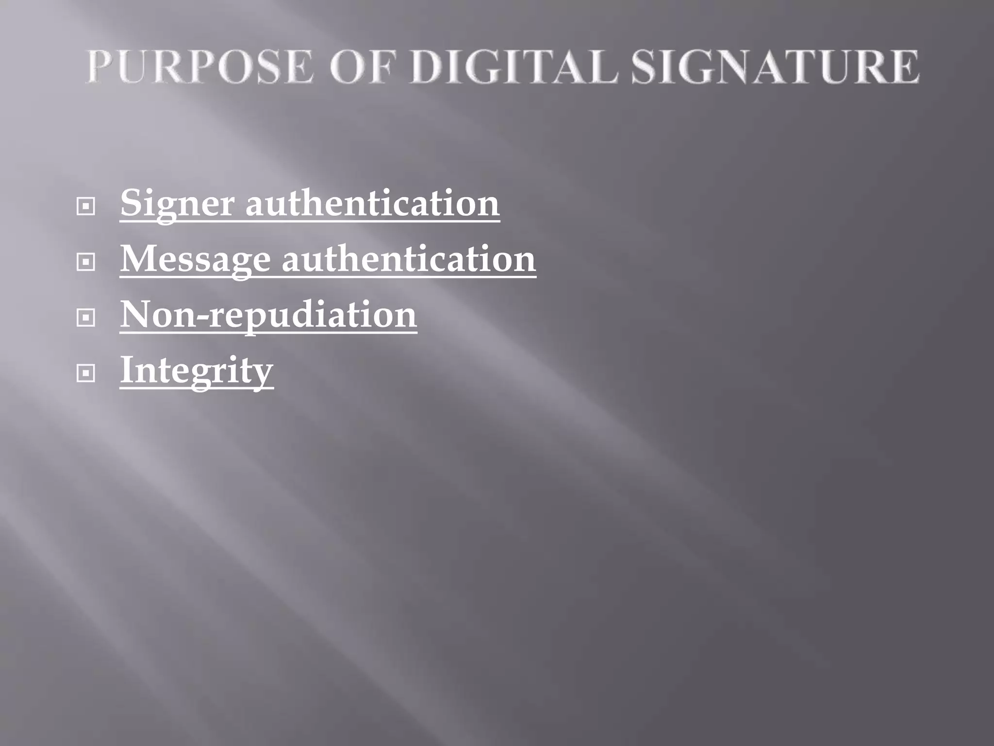 Digital Signature ppt | PPTX
