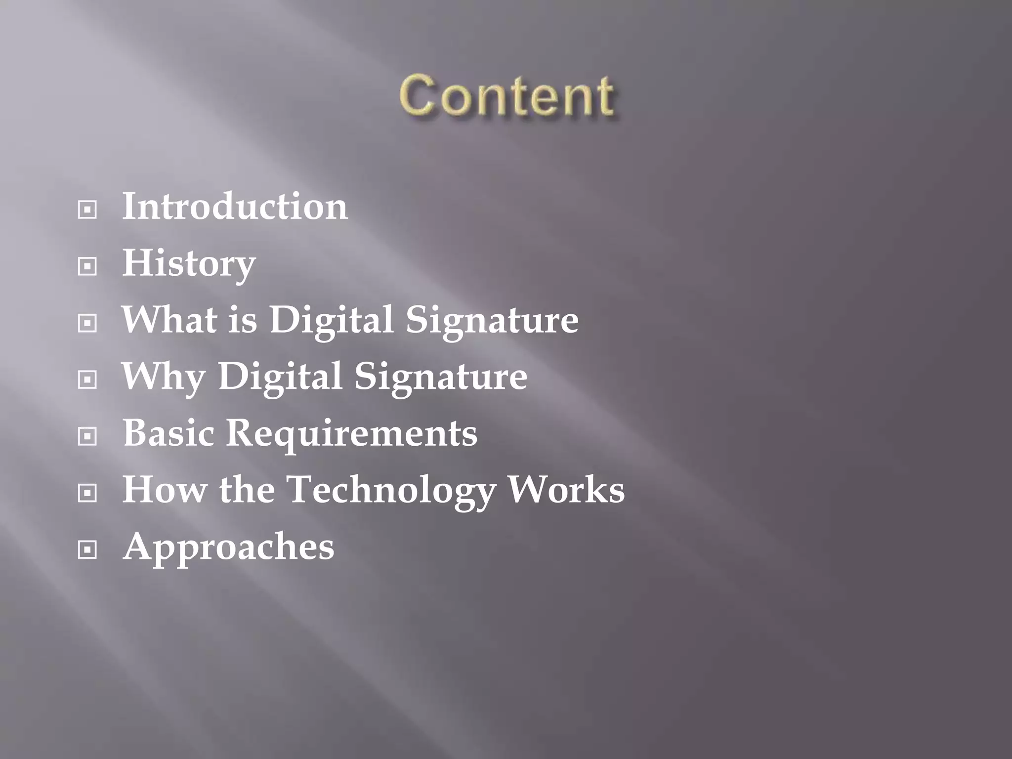 Digital Signature ppt | PPTX