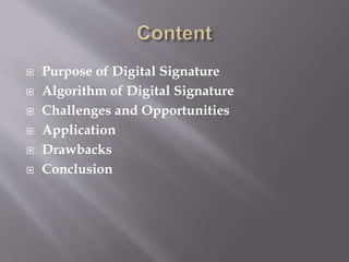 Digital Signature ppt | PPTX