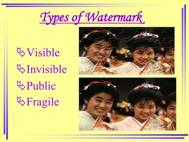 Digital Watermarking Report | PPTX