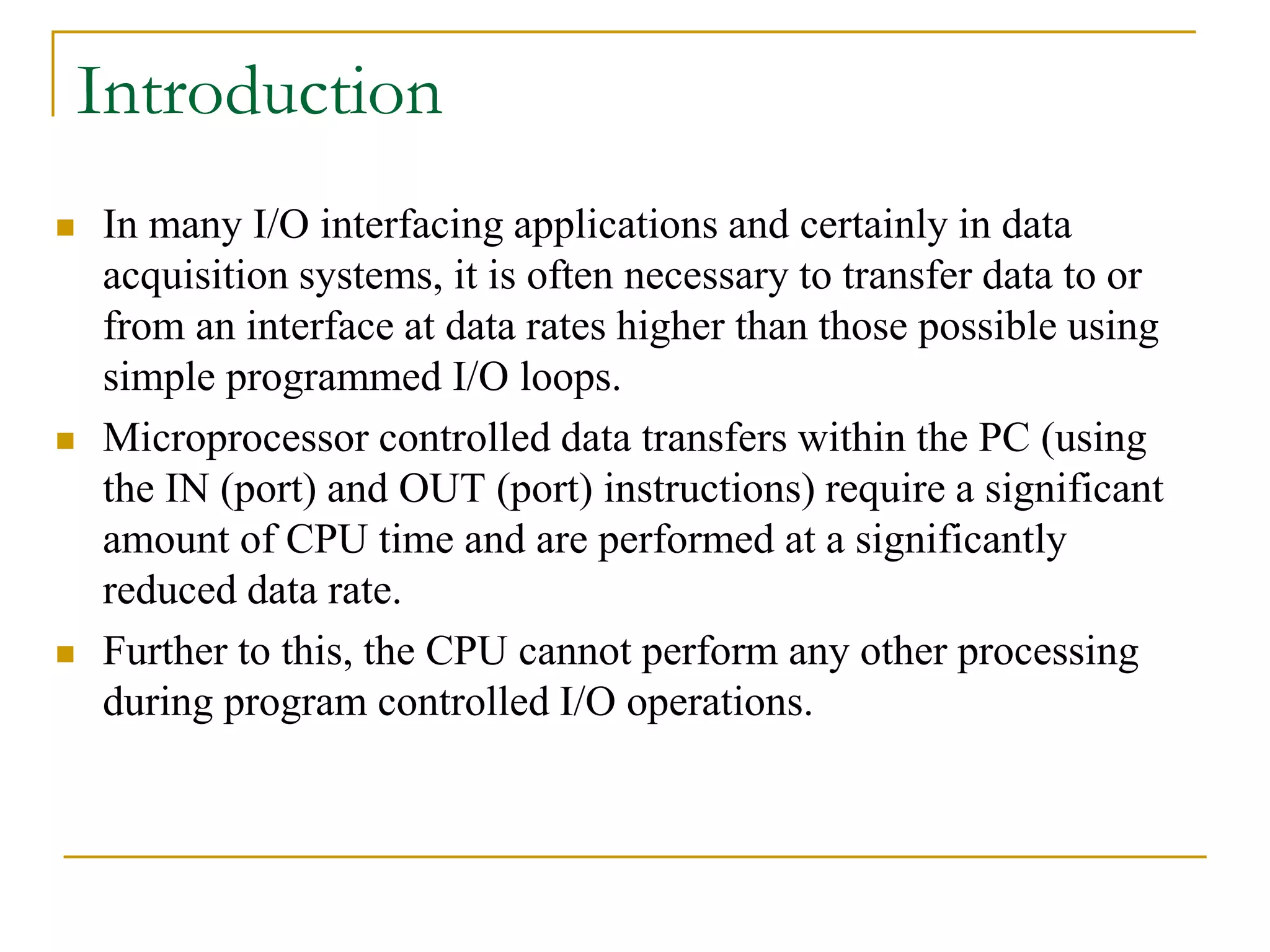 Direct Memory Access Ppt Pptx Computer Peripherals Computing