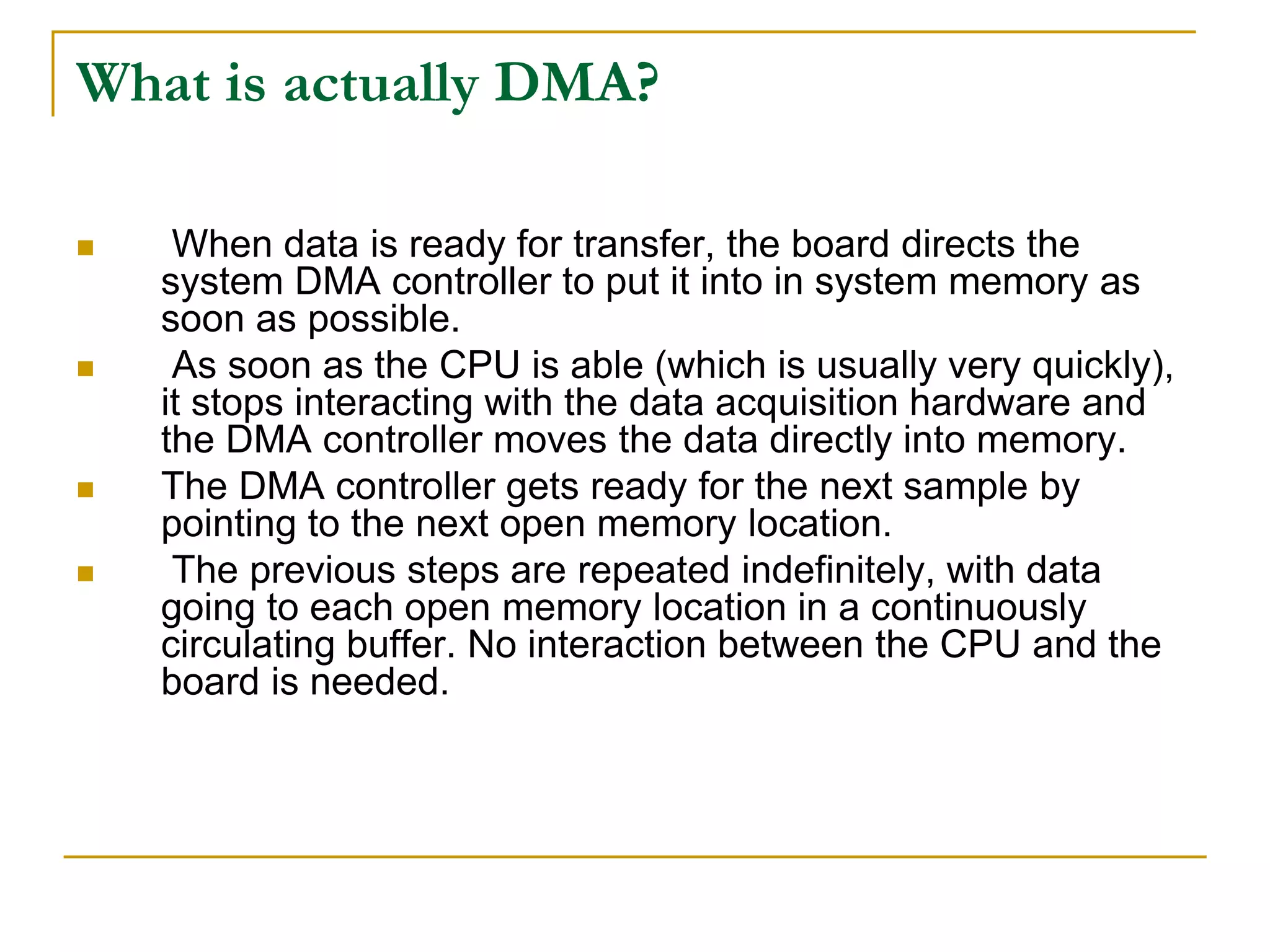 Direct Memory Access Ppt Pptx Computer Peripherals Computing