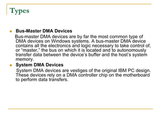 Direct Memory Access ppt | PPTX | Computer Peripherals | Computing