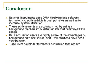 Direct Memory Access ppt | PPTX | Computer Peripherals | Computing