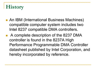 Direct Memory Access ppt | PPTX | Computer Peripherals | Computing