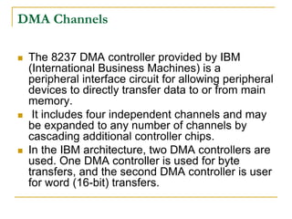 Direct Memory Access ppt | PPTX | Computer Peripherals | Computing