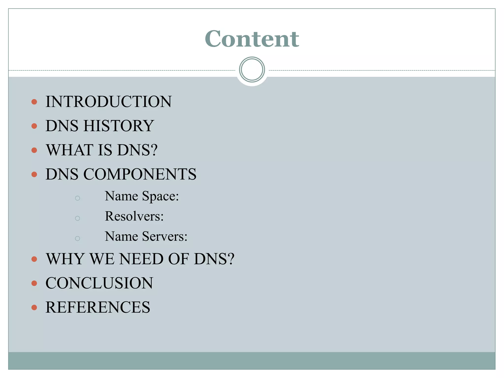 Domain Name System ppt | PPTX