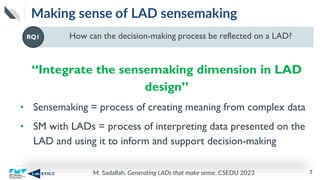 Generating LADs that make sense | PPT